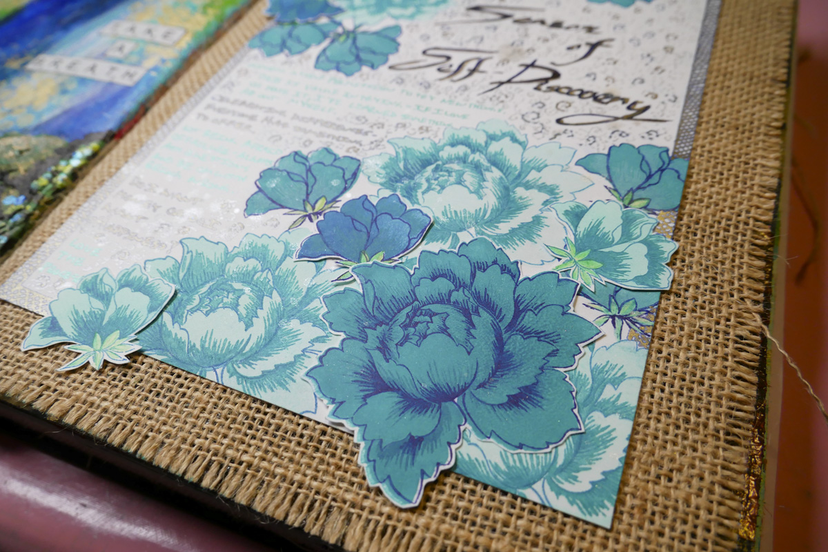 The Art of Self-Discovery: An Art Journaling Project - Hop-A-Long Studio
