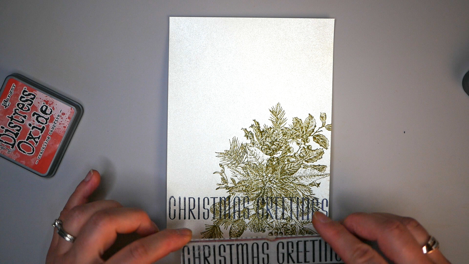 How to Make a Simple Christmas Card - Hop-A-Long Studio