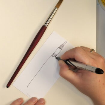 Loosen Up with Contour Drawing and Painterly Effects - Hop-A-Long Studio