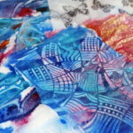Creating Mixed Media Tissue Paper - Hop-A-Long Studio