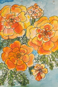 Loosen Up with Contour Drawing and Painterly Effects - Hop-A-Long Studio