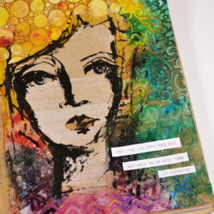 Mixed Media Textures Using Brushos - Hop-A-Long Studio
