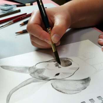 How to use Water Soluble Graphite - Hop-A-Long Studio