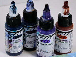 Using Fluid Acrylics in the Art Journal - Hop-A-Long Studio