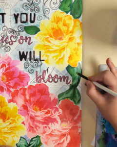 How to Use Layering Stencils to Create Dimensional Images - Hop-A-Long ...