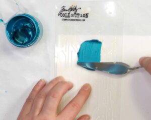 How to get the Best Results with Acrylic Pastes and Stencils - Hop-A ...
