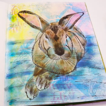 Amazing Ink Techniques for Your Art Journal - Hop-A-Long Studio