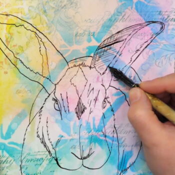 Amazing Ink Techniques for Your Art Journal - Hop-A-Long Studio