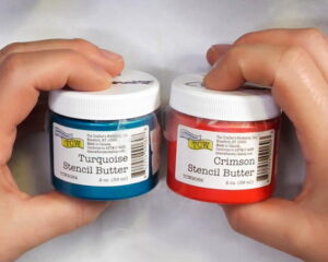 How to get the Best Results with Acrylic Pastes and Stencils - Hop-A ...