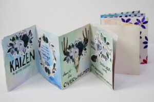 Create this Easy Snake Book with 1 Sheet of Paper - Hop-A-Long Studio