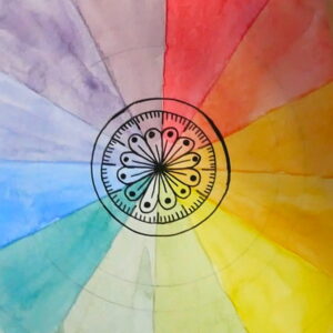 How to Create a Colorful Mandala Using the Color Wheel - Hop-A-Long Studio