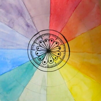 How to Create a Colorful Mandala Using the Color Wheel - Hop-A-Long Studio