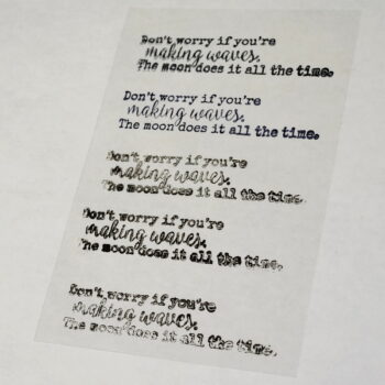 How to Stamp on Acetate Sheets with Inks and Paints - Hop-A-Long Studio