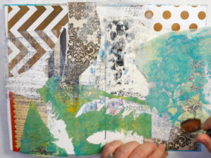 The Intuitive Collage Process | How to Get Past a Creative Block - Hop-A-Long Studio