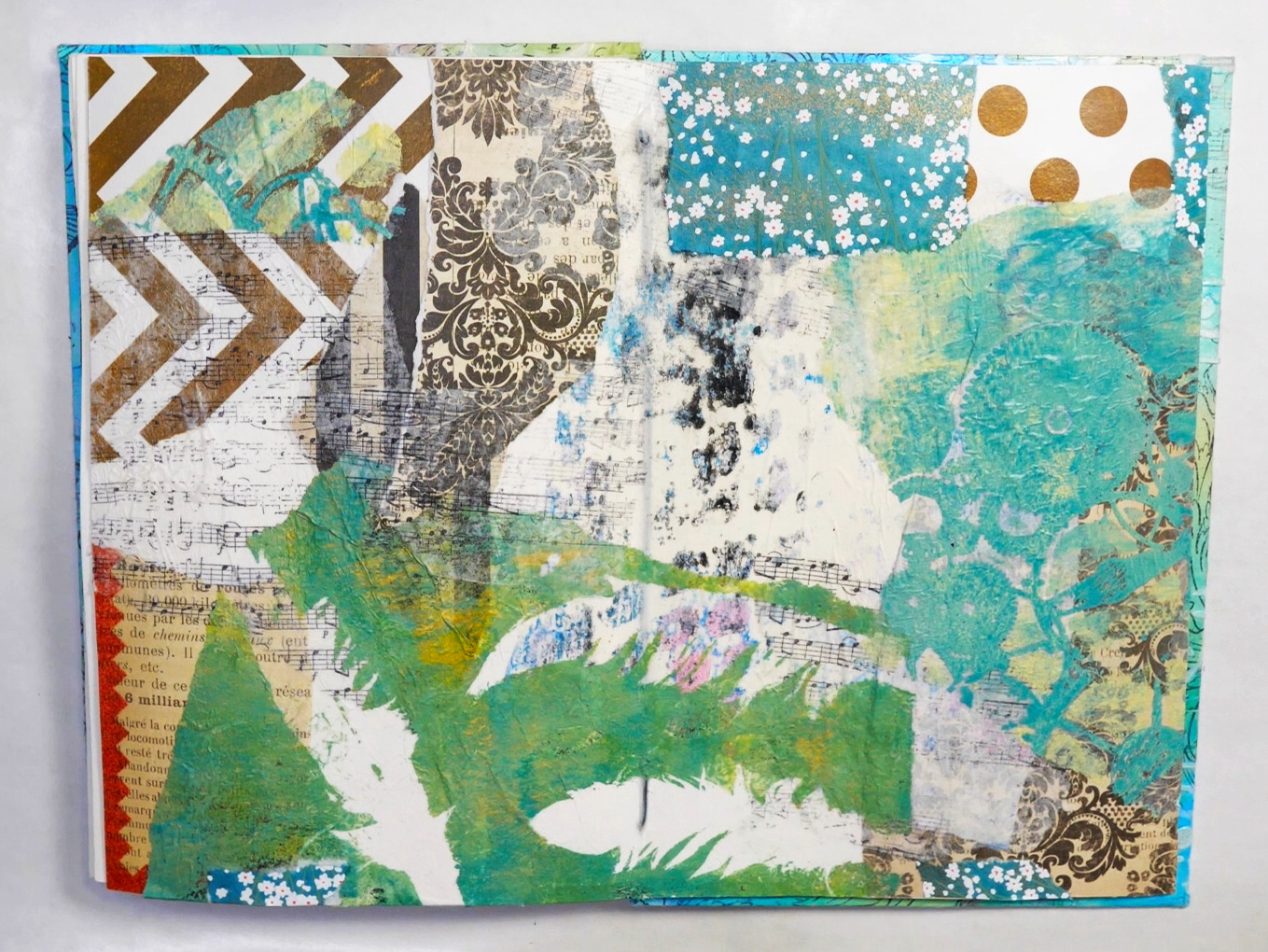 The Intuitive Collage Process | How to Get Past a Creative Block - Hop ...