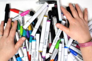 How to Organize 684 Pens, Pencils, and Markers - Hop-A-Long Studio