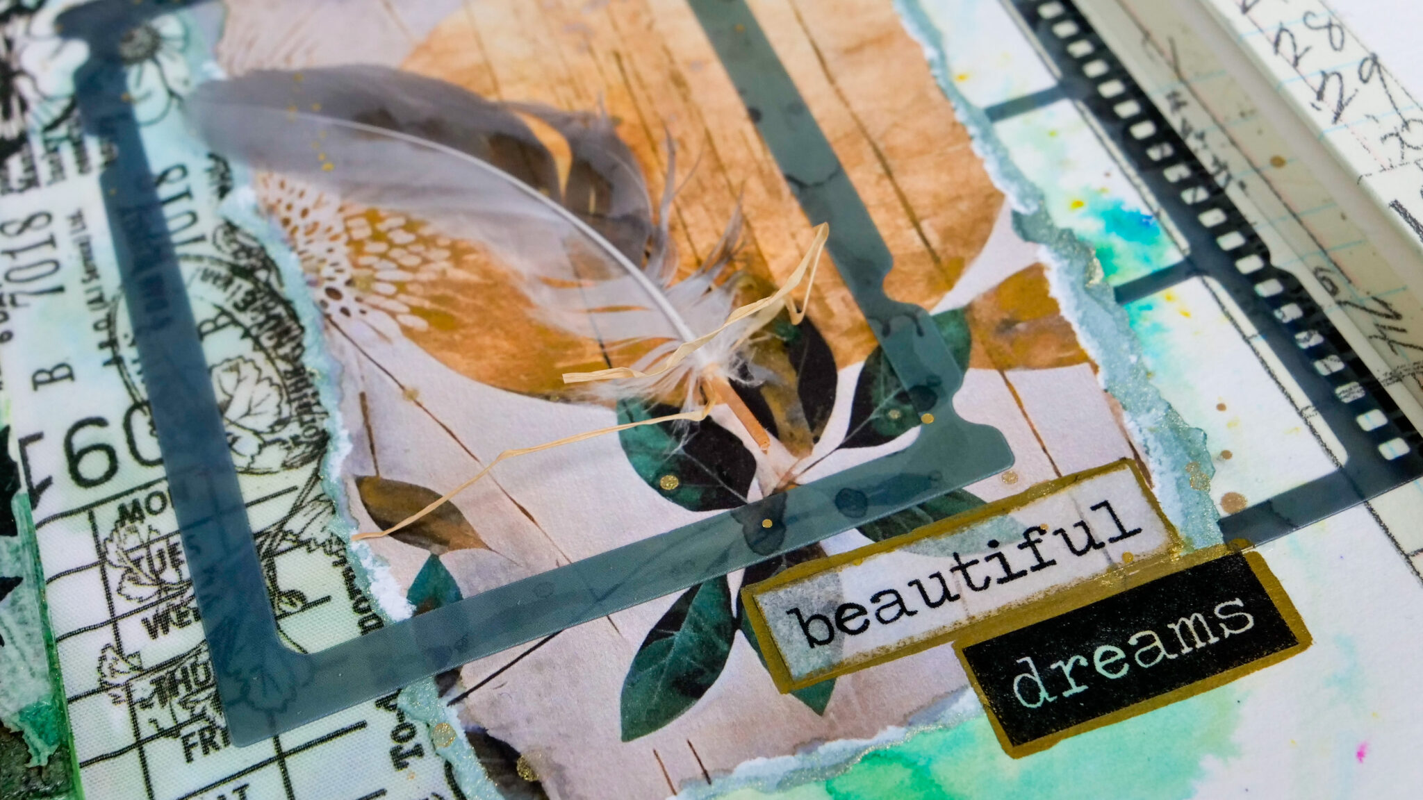 Mixed Media Collage Techniques You Need to Try! - Hop-A-Long Studio