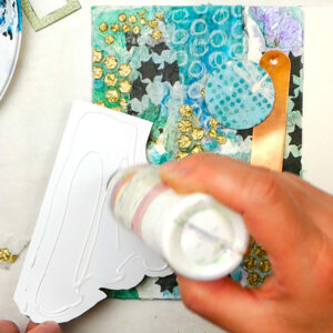 The Secret to Stunning Collages…use Tissue Paper! - Hop-A-Long Studio