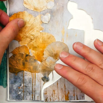 The Secret to Stunning Collages…use Tissue Paper! - Hop-A-Long Studio