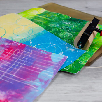 How to Start Gel Printing with Zero Experience - Hop-A-Long Studio