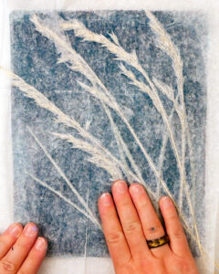 Unique & Easy Gel Printing with Leaves and Grasses - Hop-A-Long Studio