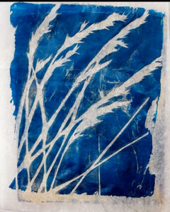 Unique & Easy Gel Printing with Leaves and Grasses - Hop-A-Long Studio